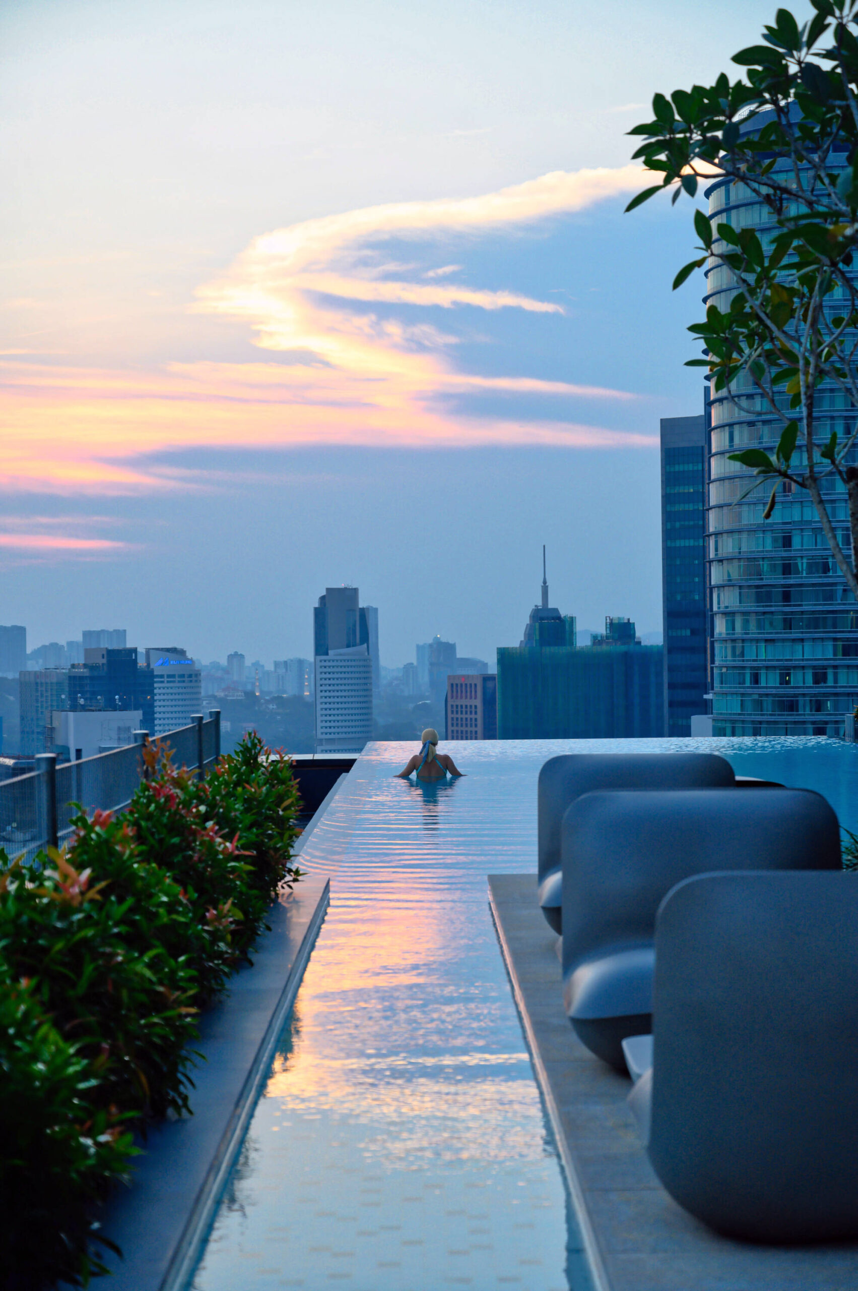 Infinity Pool with City Views | Hotel Swimming Pool | EQ Kuala Lumpur